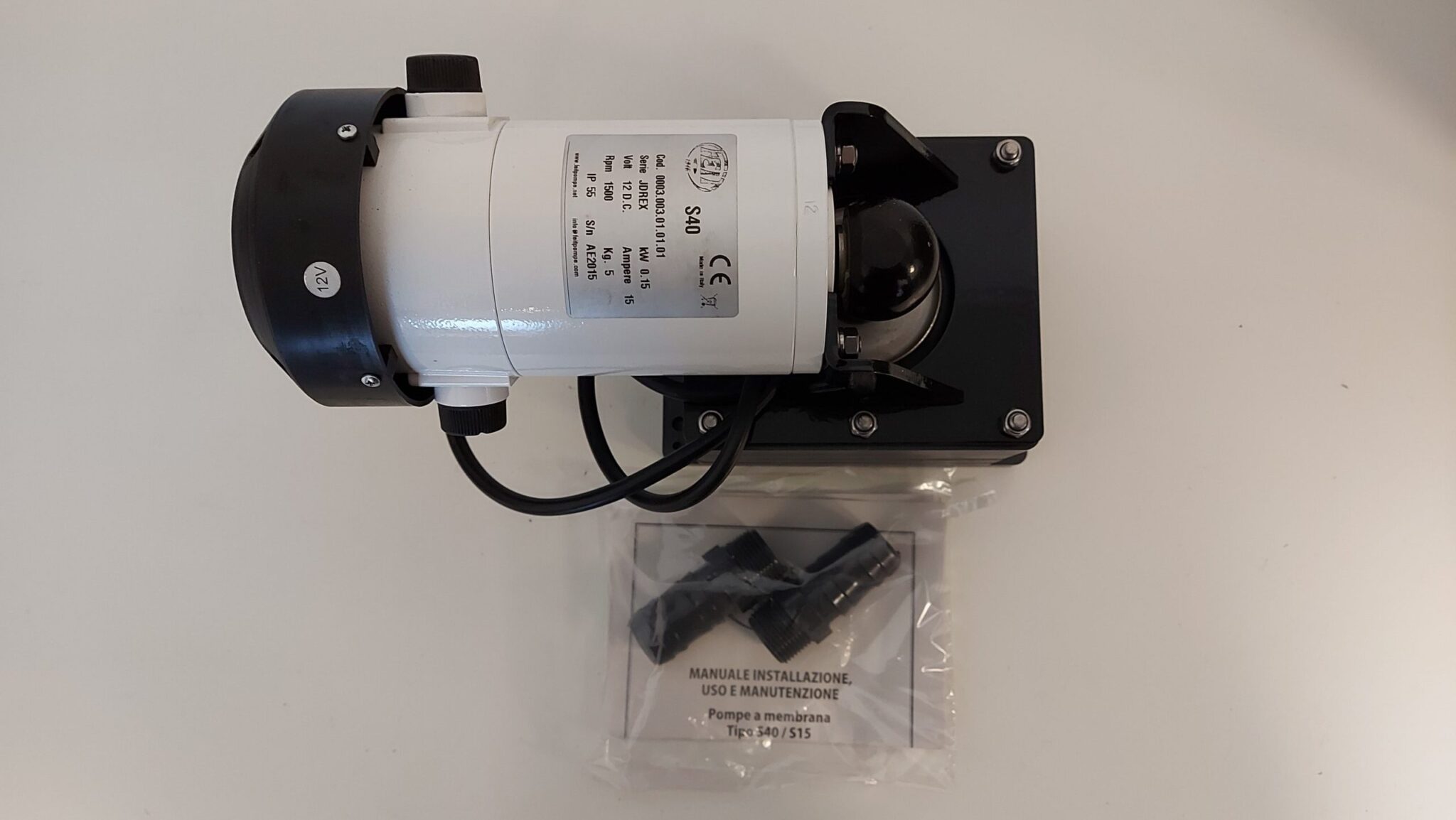 FEIT Diaphragm PUMP JDREXS40 12V – YACHTSERVICES